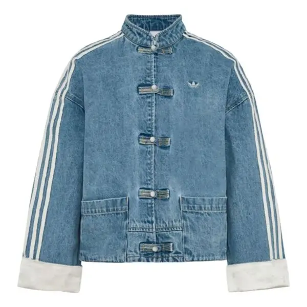 Adidas New Chinese Denim Jacket Asia Sizing - Light Denim