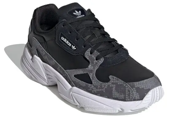 Adidas Falcon Snakeskin Athletic Sneakers