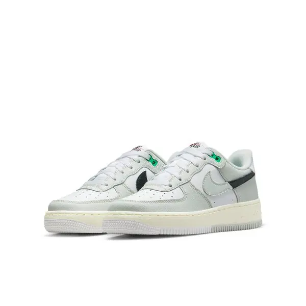 Nike Force 1 Low 'split' Sneakers - Gray/white/black