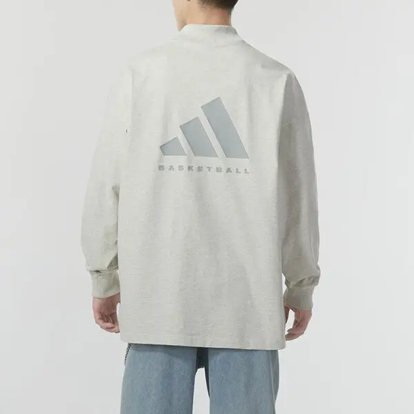 Adidas One Basketball Long Sleeve T-shirt - White