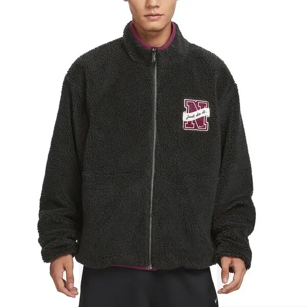 Nike Nsw Reversible Fleece Jacket - Black/red