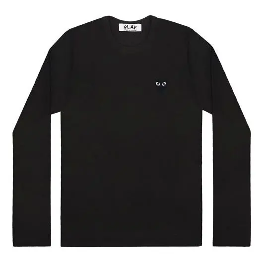 Play Comme Des Garcon Long Sleeve T-shirt - Black