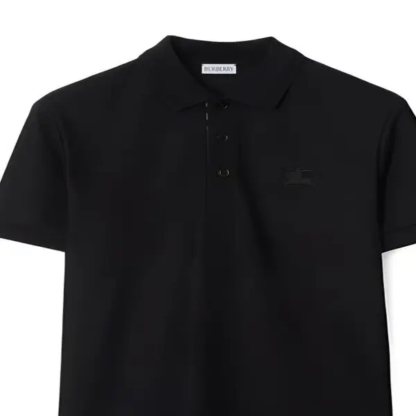 Burberry 26 Cotton Polo Shirt - Black