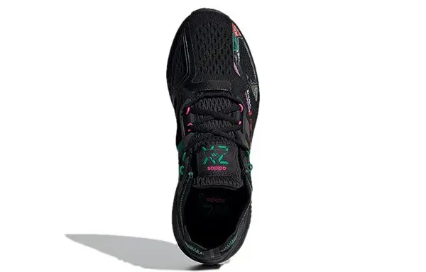 Adidas Originals Zx 2k Boost Sneakers - Black/green/gray