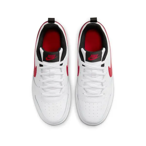 Nike Court Borough Low 2 Sneakers - White/black/red