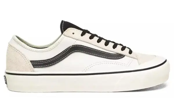 VANS Style 36 Decon Surf Low Top Lace-up Sneakers - White