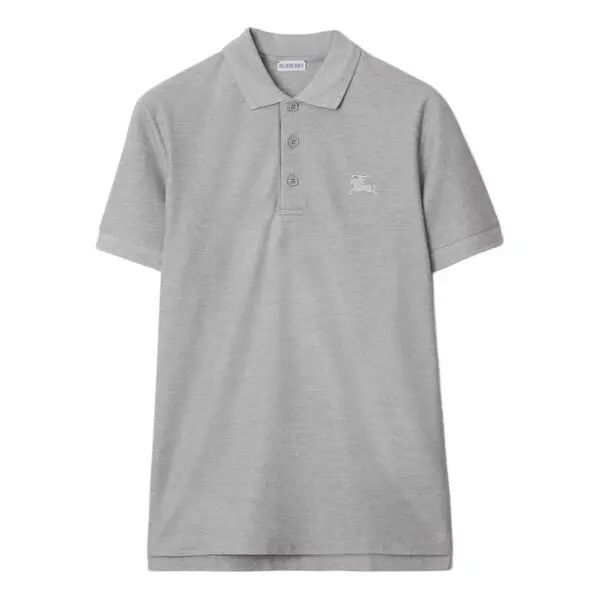 Burberry 26 Cotton Polo Shirt - Pale Grey