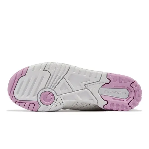 NEW BALANCE 550 Low Top Retro Sneaker - White/pink