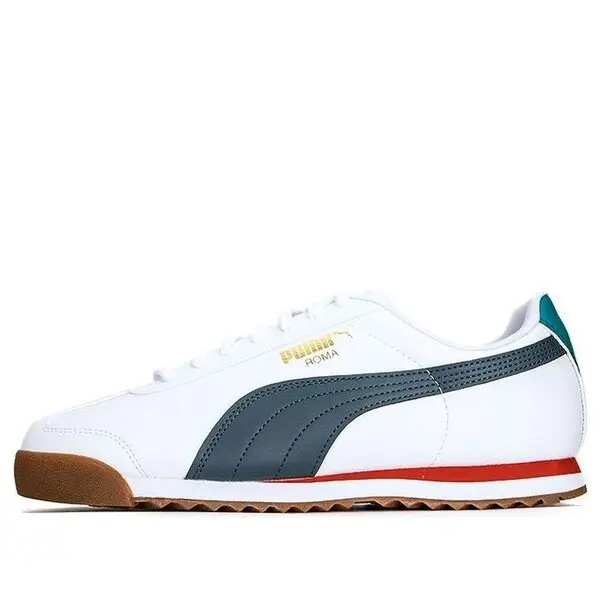 PUMA Roma Basic Plus Sneakers - White/blue/red