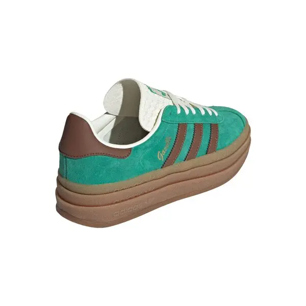 Adidas Gazelle Bold Platform Sneakers - Green/brown