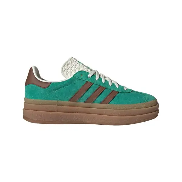 Adidas Gazelle Bold Platform Sneakers - Green/brown