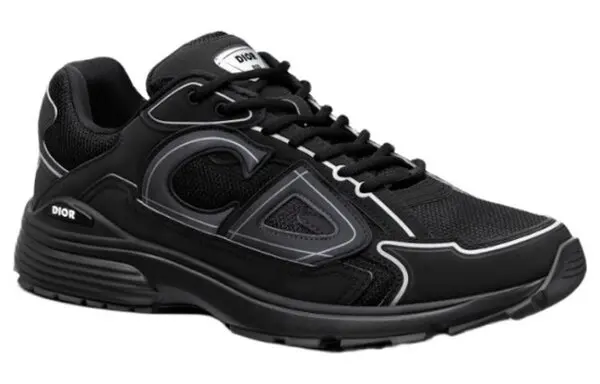 Dior B30 "triple Black" Athletic Sneakers - Black/black