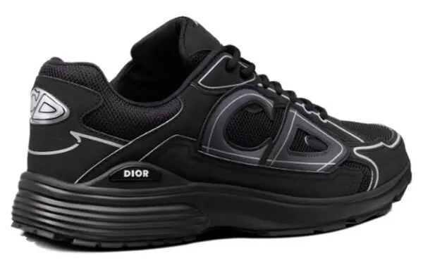 Dior B30 "triple Black" Athletic Sneakers - Black/black
