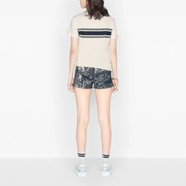 Dior Ss21 Casual Round Neck Pullover Short Sleeve