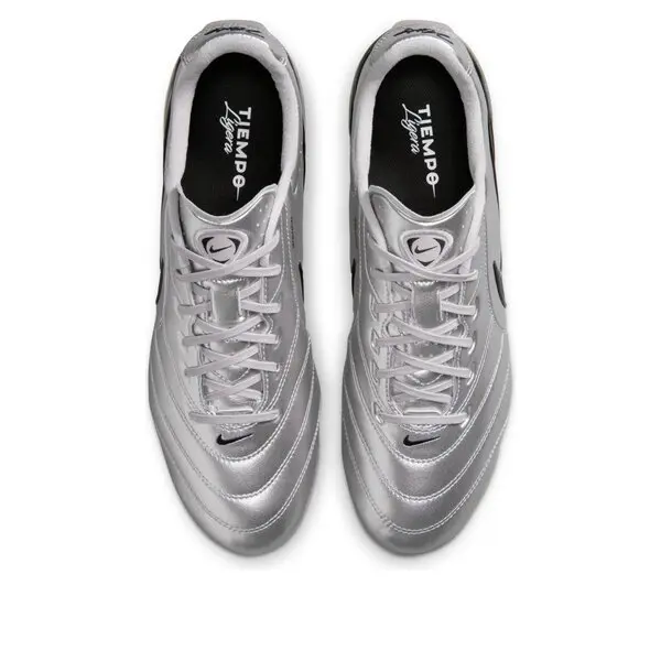 Nike Tiempo Ligera Pro Fg Football Boots - Metallic Silver/black