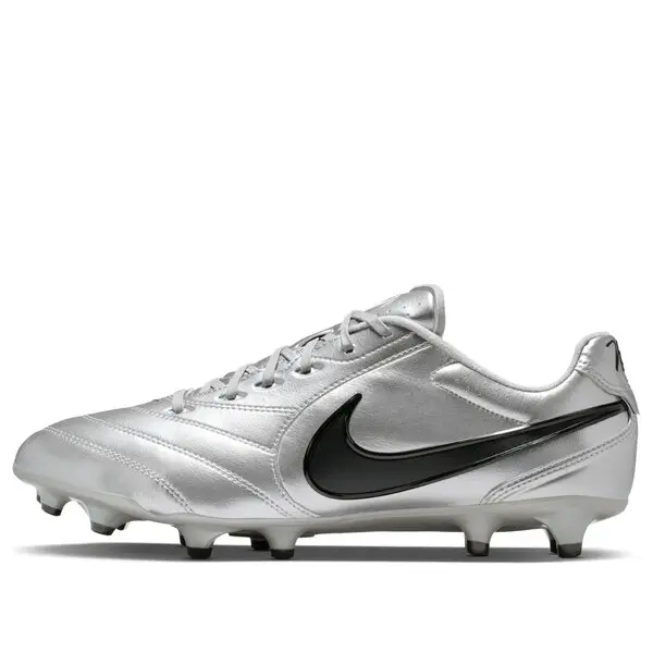 Nike Tiempo Ligera Pro Fg Football Boots - Metallic Silver/black