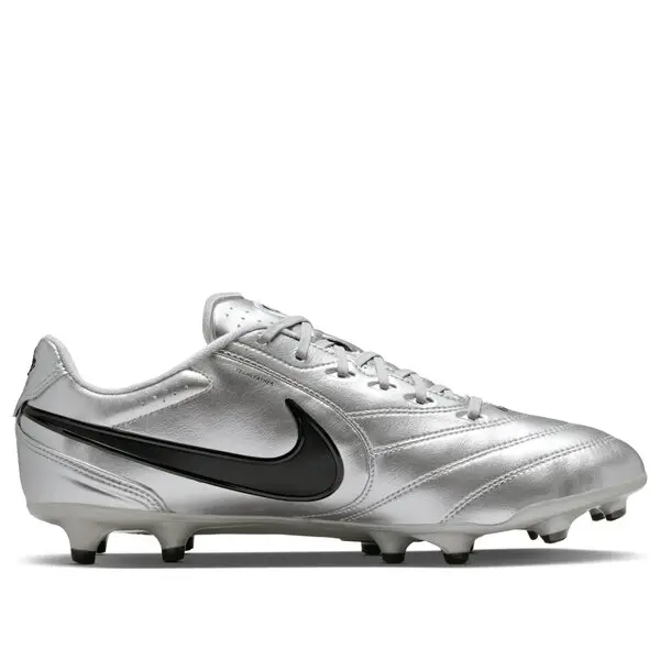 Nike Tiempo Ligera Pro Fg Football Boots - Metallic Silver/black