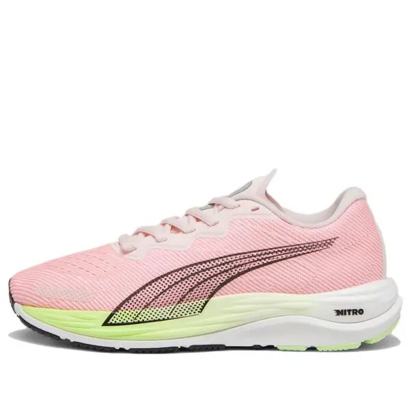 PUMA Velocity Nitro 2 Athletic Sneakers - Pink/white/yellow