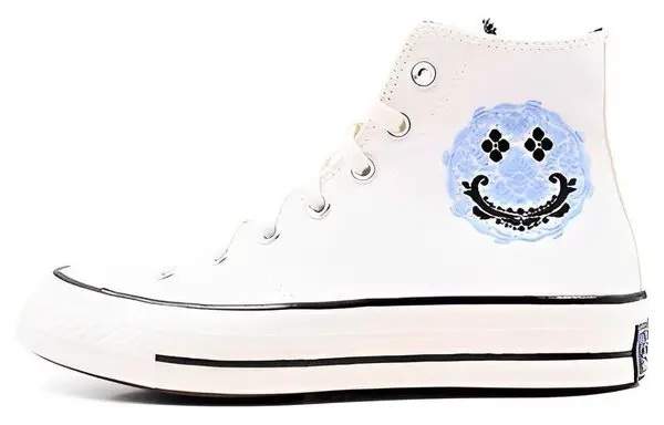CONVERSE Chuck 70 "vintage Floral White" High Top Sneakers - White/black
