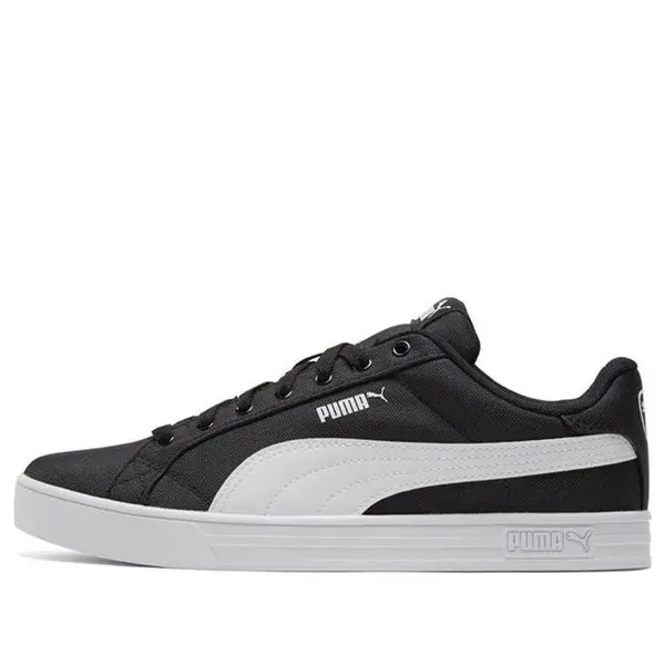 PUMA Smash Vulc Retro Low Top Sneakers - Black/white