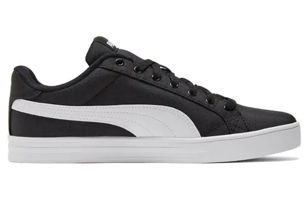 PUMA Smash Vulc Retro Low Top Sneakers - Black/white