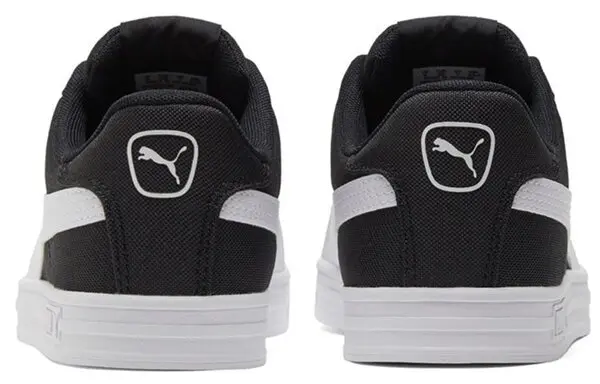 PUMA Smash Vulc Retro Low Top Sneakers - Black/white