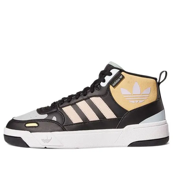 Adidas Originals Post Up Mid Top Sneakers - Black/yellow
