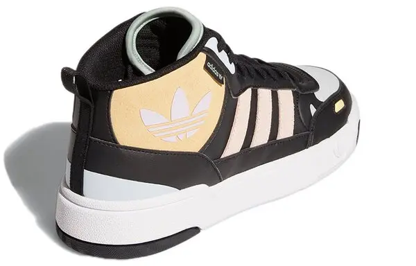 Adidas Originals Post Up Mid Top Sneakers - Black/yellow
