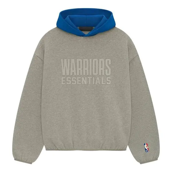 Fear Of God X Nba Golden State Warriors Hoodie - Grey/blue