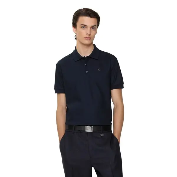 Burberry 25 Metal Ekd Cotton Polo Shirt