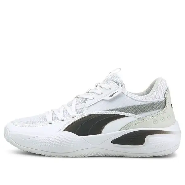 PUMA Court Rider Team Basketball Sneakers - White/black