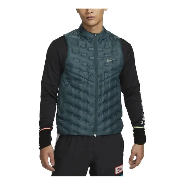 Nike Therma-fit Adv Repel Down Running Vest - Green