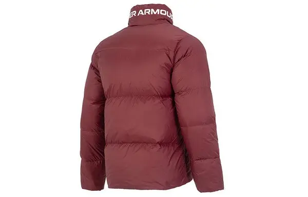 Under Armour Logo Puffer Jacket - Burgundy