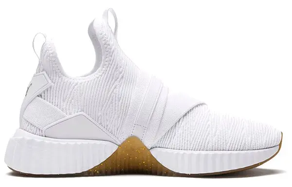 PUMA Defy Varsity Mid "white Metallic Gold