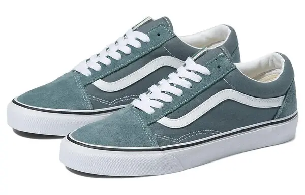 VANS Old Skool Low Top Sneakers - Blue/white