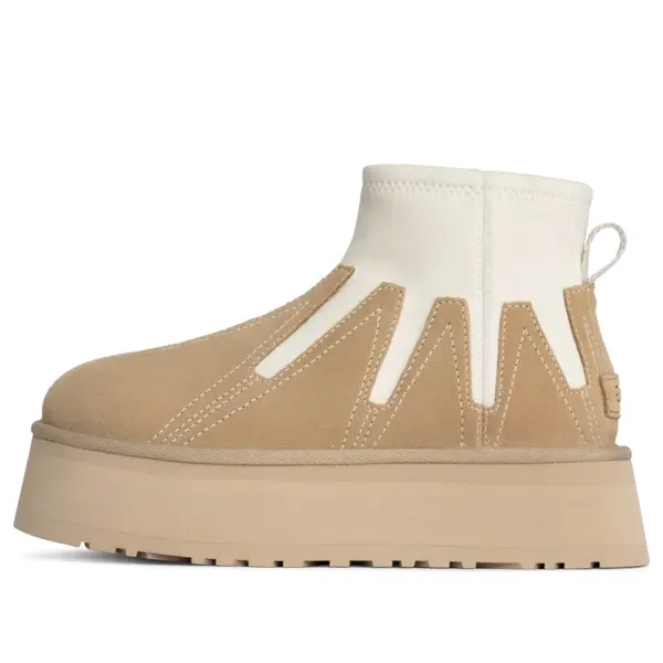 UGG Classic Mini Dipper Ankle Boots - Mustard Seed