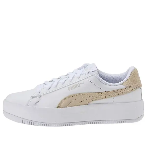 PUMA Lily Platform Sneakers - White/yellow