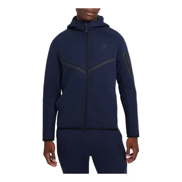 Nike Tech Fleece Windrunner Full-zip Jacket - Obsidian/black