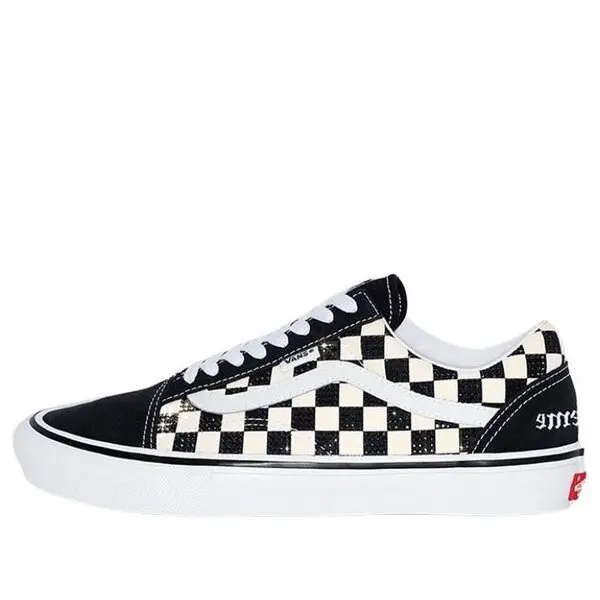 VANS Supreme X Swarovski X Skate Old Skool - Black/white