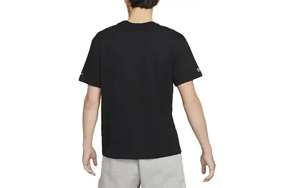 Nike Round Neck Pullover Short Sleeve Black