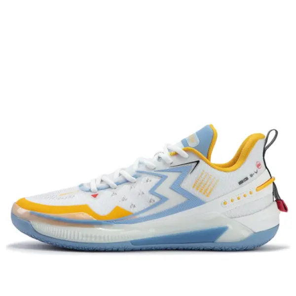 361 DEGREES Big3 5.0 Quick "denver" Athletic Sneakers - White/blue/yellow