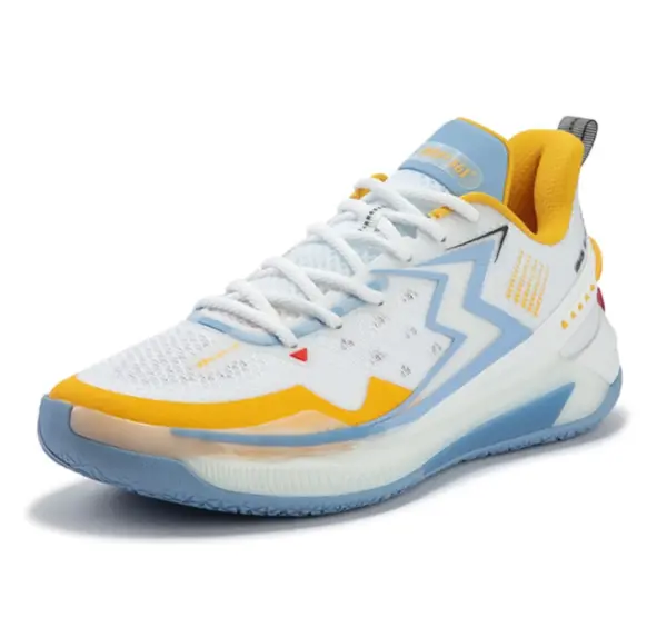 361 DEGREES Big3 5.0 Quick "denver" Athletic Sneakers - White/blue/yellow