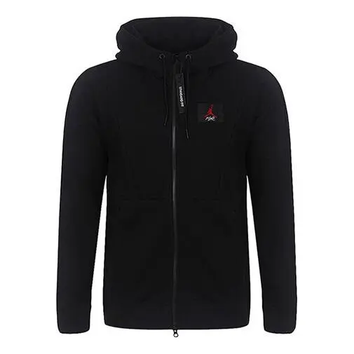 JORDAN Air Sports Coat Flight Aj4 Hooded - Black