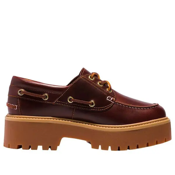 Timberland Stone Street Premium Boat Shoes - Rootbeer