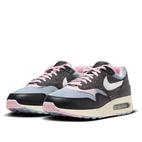 Nike Max 1 '86 Og "black Denim" Sneakers - Black/white/pink