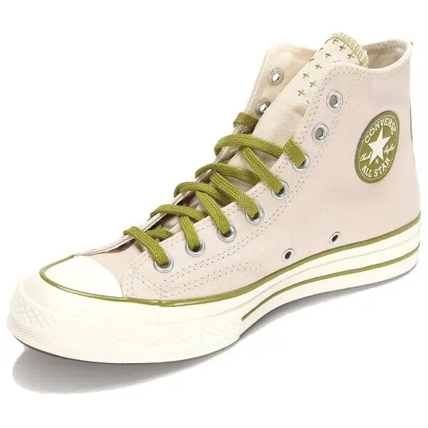 CONVERSE Chuck 70 Hi Lace Up Sneakers - Beige/white