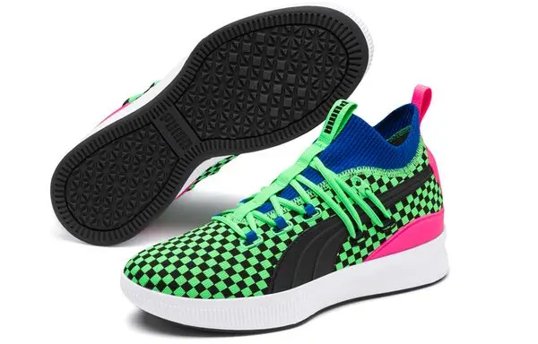 PUMA Clyde Court "summertime" Low Top Sneakers