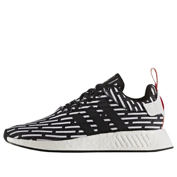 Adidas Nmd_r2 Pk "core Stripe" Sneakers - Black