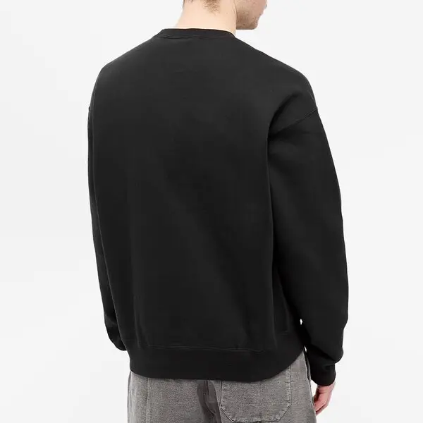 Nike Solo Swoosh Fleece Solid Color Logo Embroidered Long Sleeves Black - Multi-color