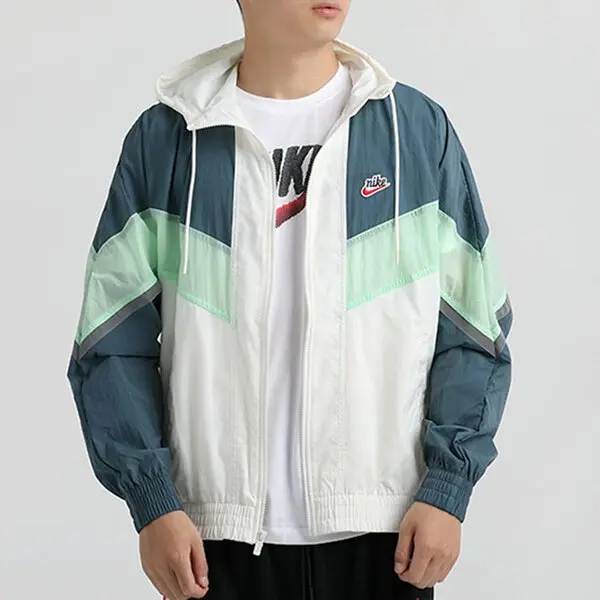 Nike Windrunner+ Hooded Jacket - White